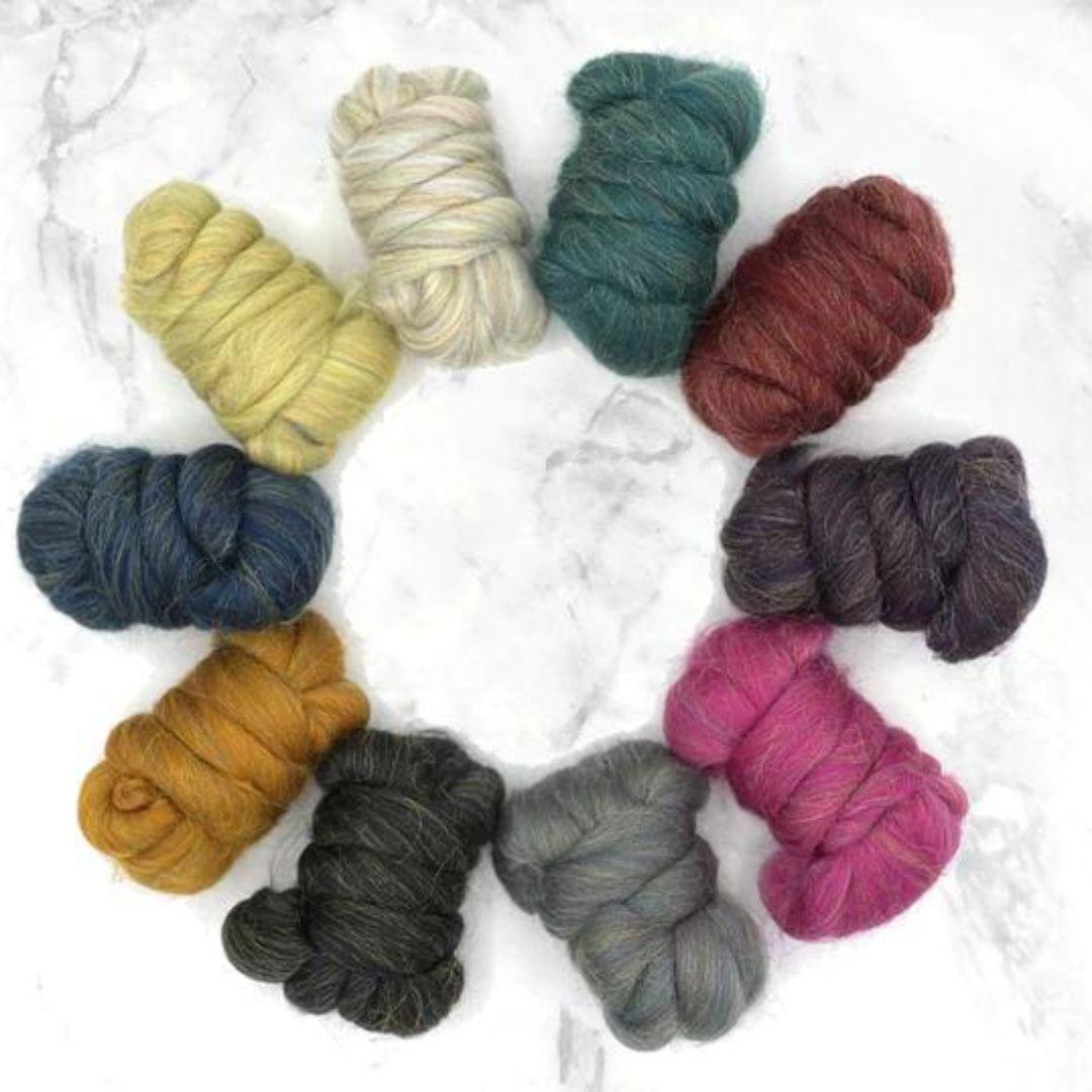 Glitzy Glam Variety Pack | 10 Sparkling Colorways – Handy Knots