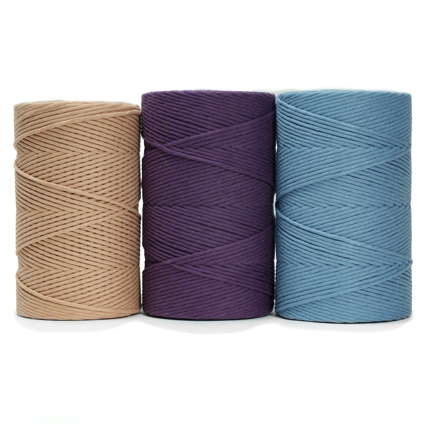 Curated Bundle - 4mm Single Strand 1640 feet - Cocoa, Damson & Pacific ...