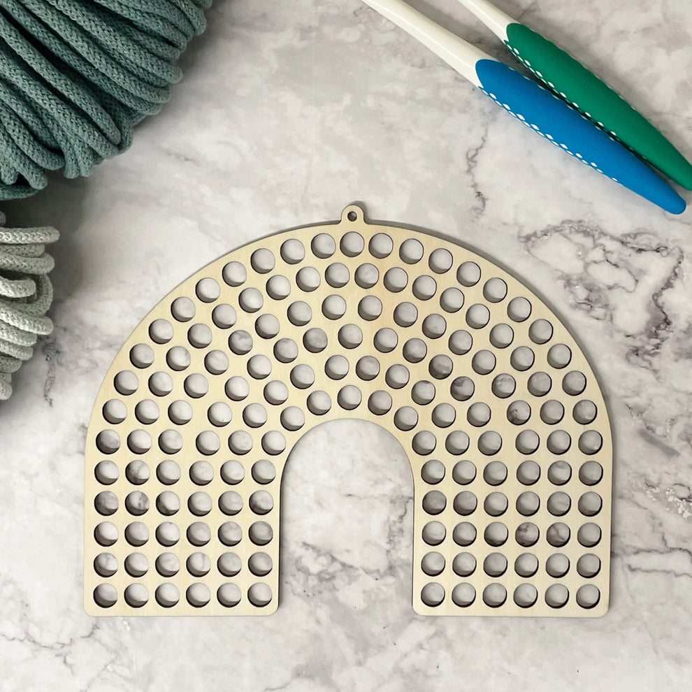 Wooden Rainbow Frame (10mm holes) – Handy Knots