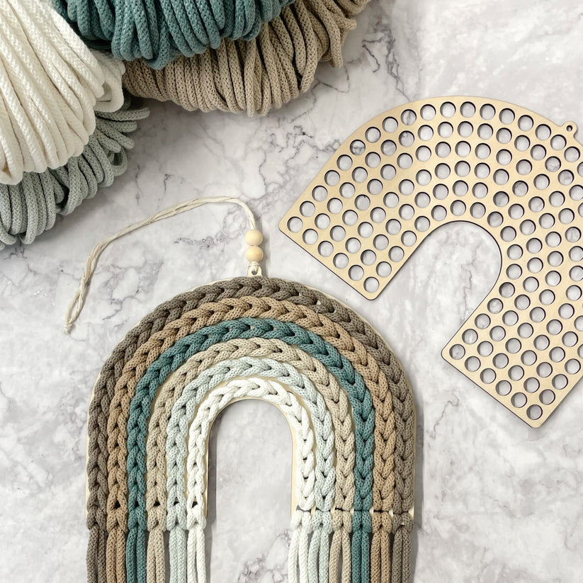Wooden Rainbow Frame (10mm holes) – Handy Knots