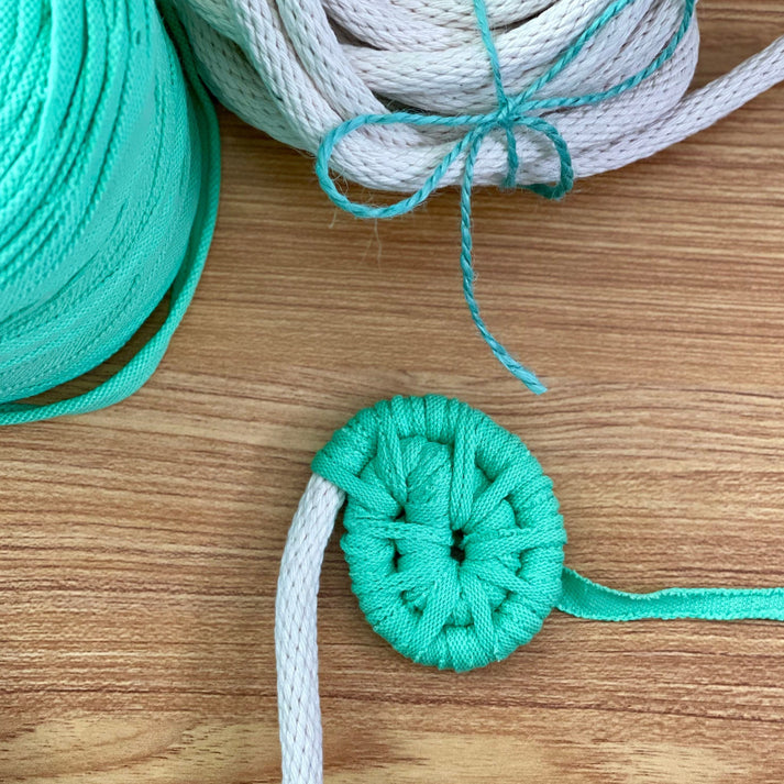 9.5mm Cotton Solid Braid Filler Cord - 25 foot bundle – Handy Knots