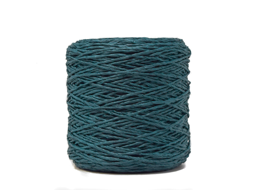 RAFFIA PAPER - PEACOCK BLUE COLOR – Handy Knots