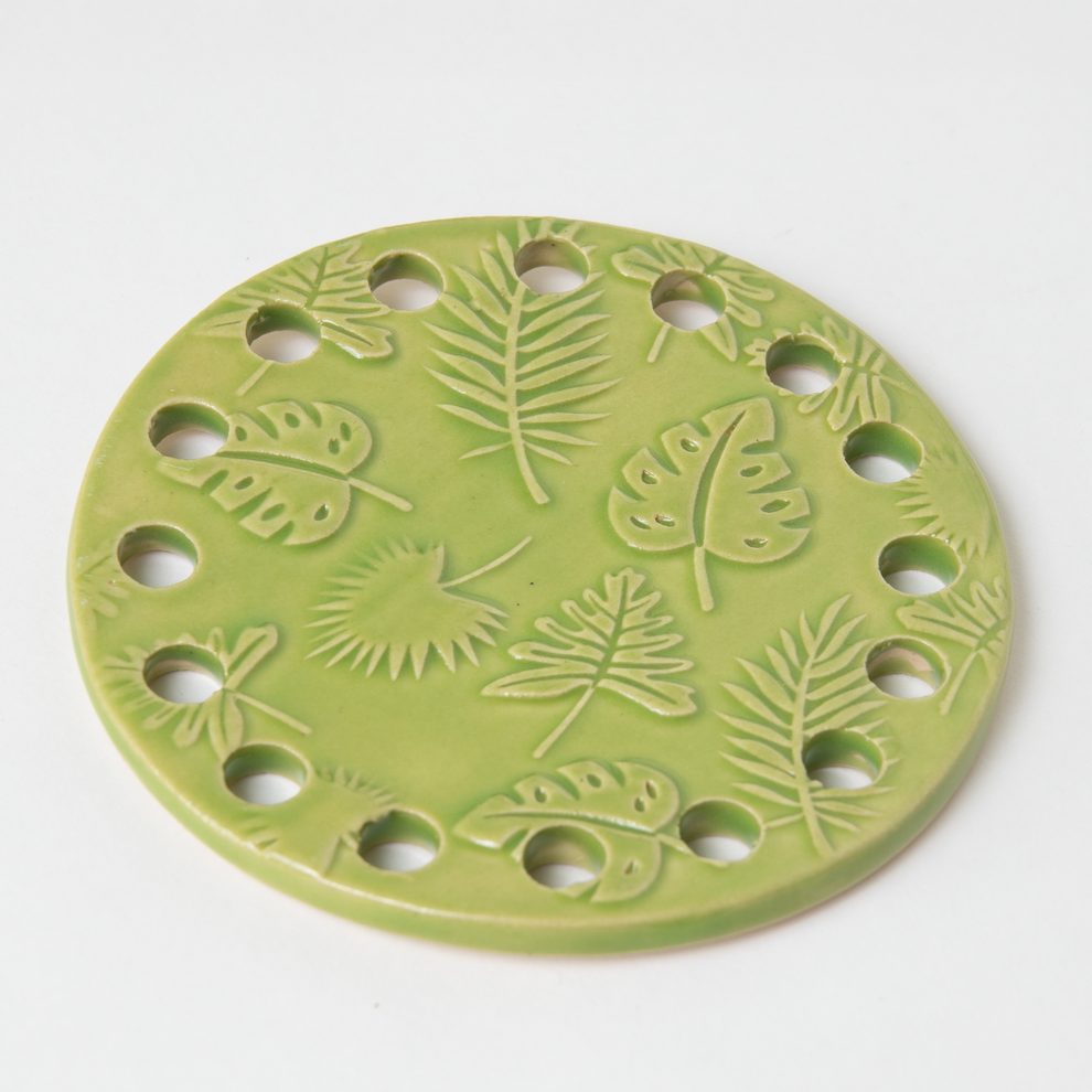 Ceramic Base for Coiled Baskets - The Eclectic Collection (3.5 inch ...